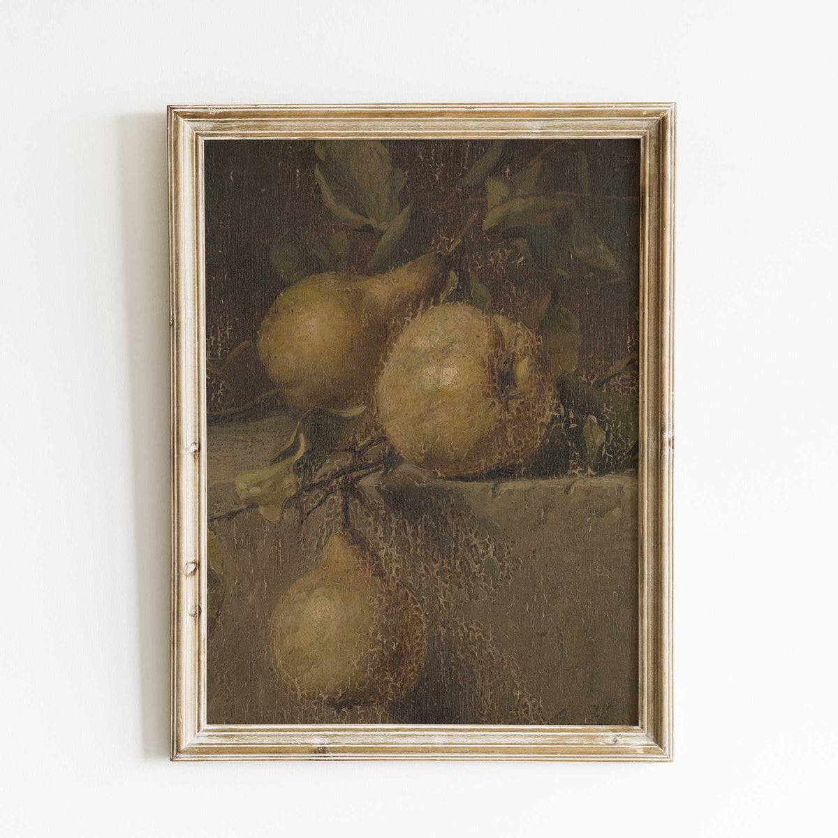 Rustic Pear Kitchen Wall Art | Premium Fine Art Print ...