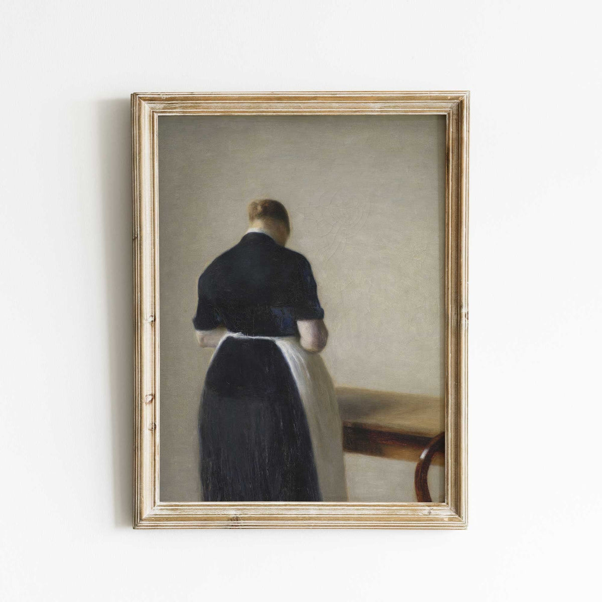 Maid Portrait | Vintage European Female Portrait | Fine Art Print ...